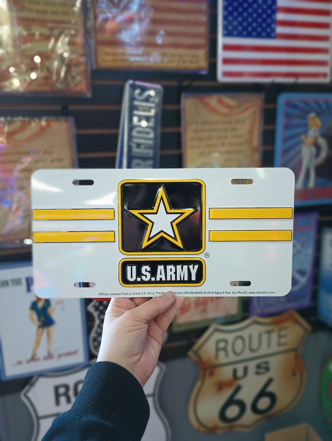 United States Army Vanity Plate US Army License Plates Military ...