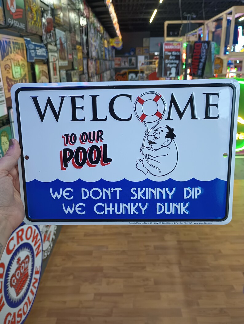 Signs for Pool Signs for Backyard Housewarming Gifts Funny - Etsy