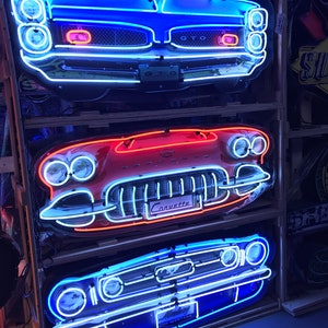 Chevrolet Corvette C1 Logo Metal Sign Chevy Corvette Signs Garage Decor ...