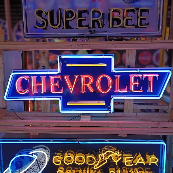 Chevrolet Bowtie Neon Sign - Etsy