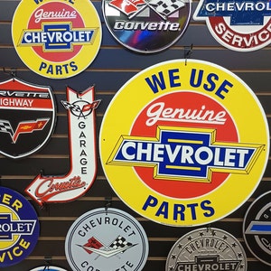 Chevy Signs Chevrolet Parts Sign for Garage Signs for Men Car ...