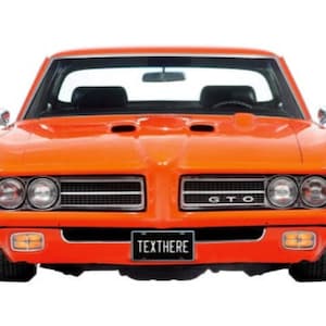 PERSONALIZED 1970 Pontiac GTO Judge Front Bumper Metal Sign Custom ...