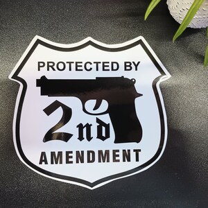 2nd Amendment Decal 2A Vinyl Stickers Second Amendment Toolbox Stickers ...