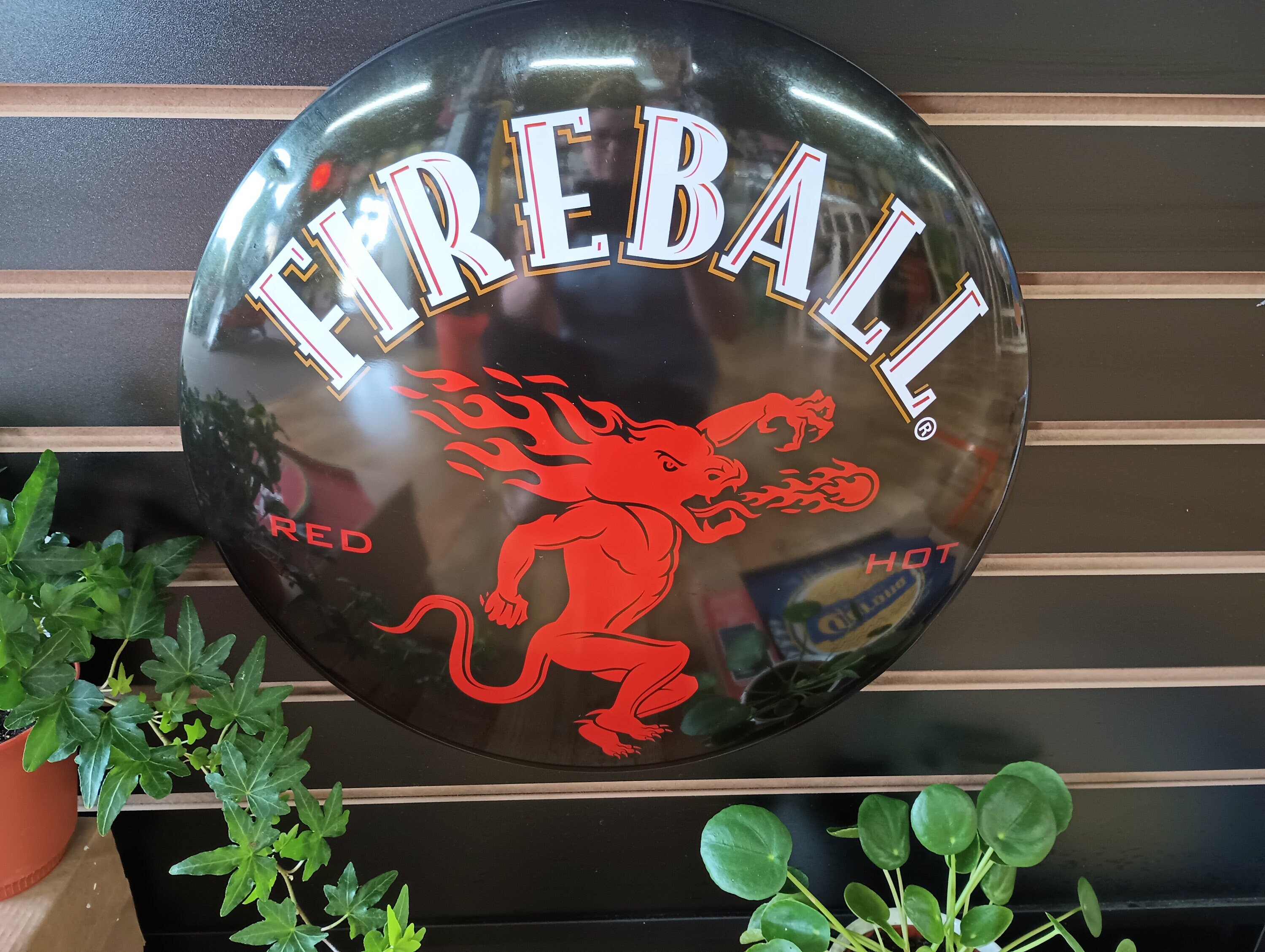 15 Fireball Whisky Metal Dome Sign Fireball Whiskey - Etsy