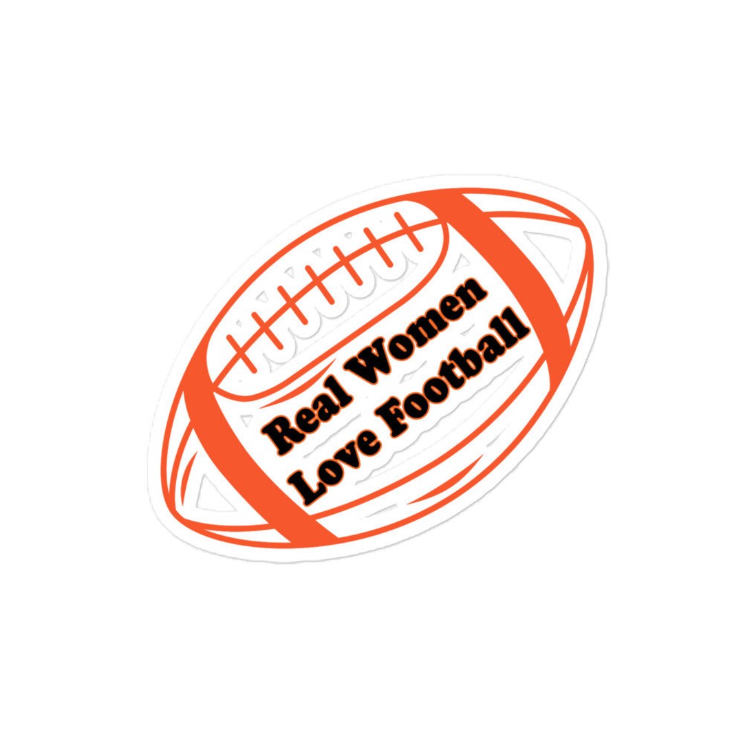 Real Women Love Football Sticker 8 - Etsy