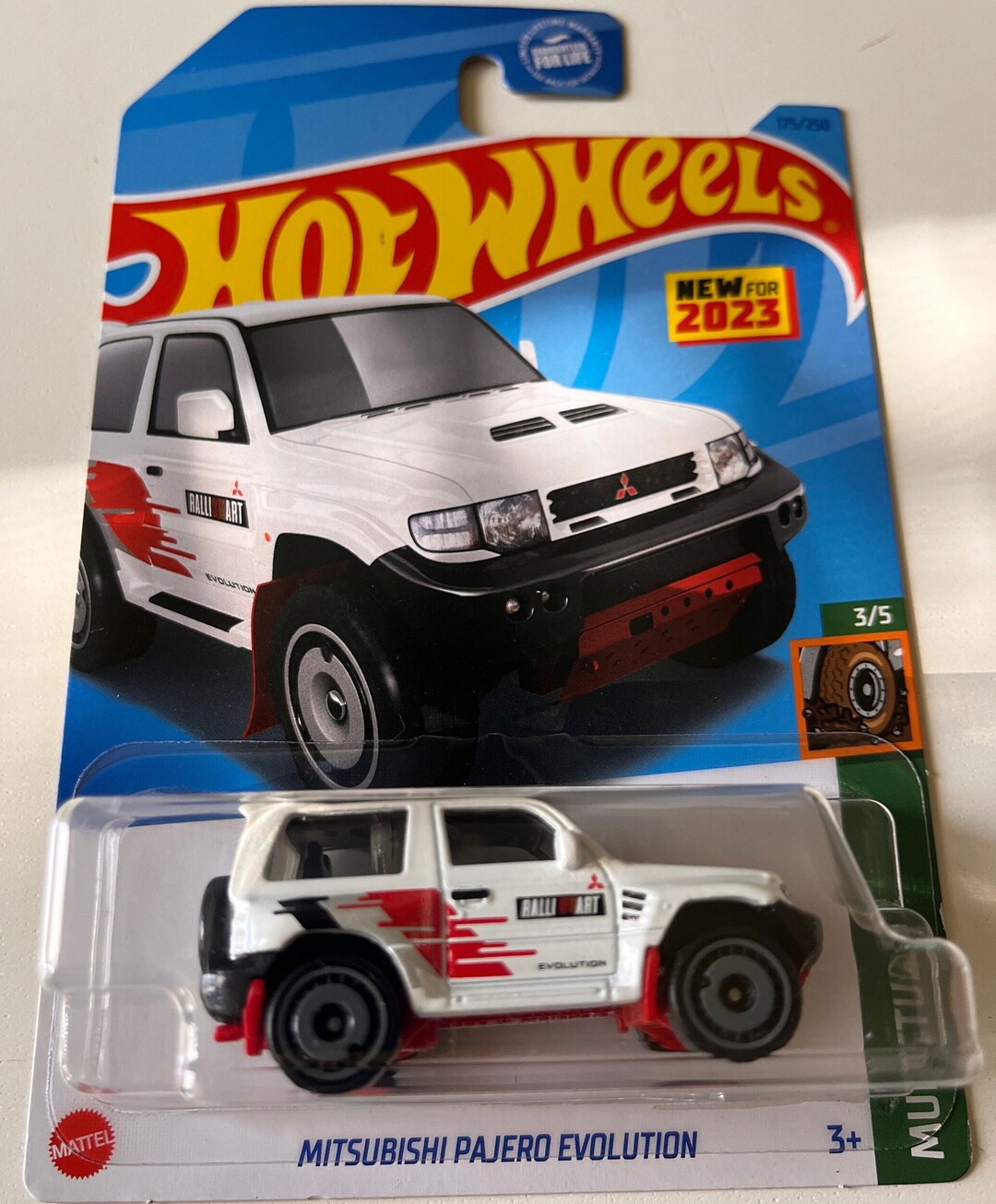 Hot Wheels MITSUBISHI PAJERO EVOLUTION Ralliart Edition 175 - Etsy