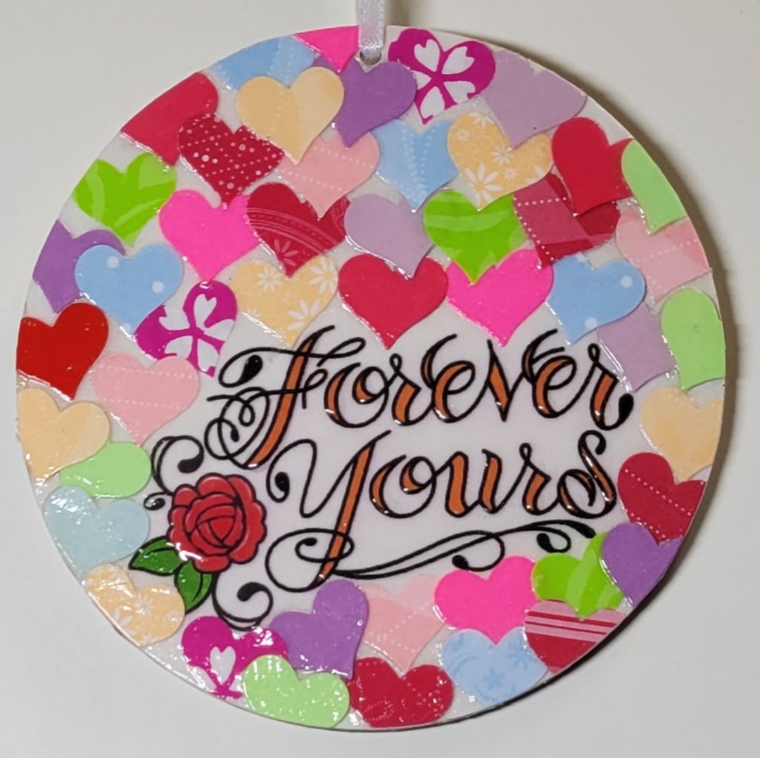 Valentines Day Love Commitment Card-keepsake, Forever Yours Decoration ...