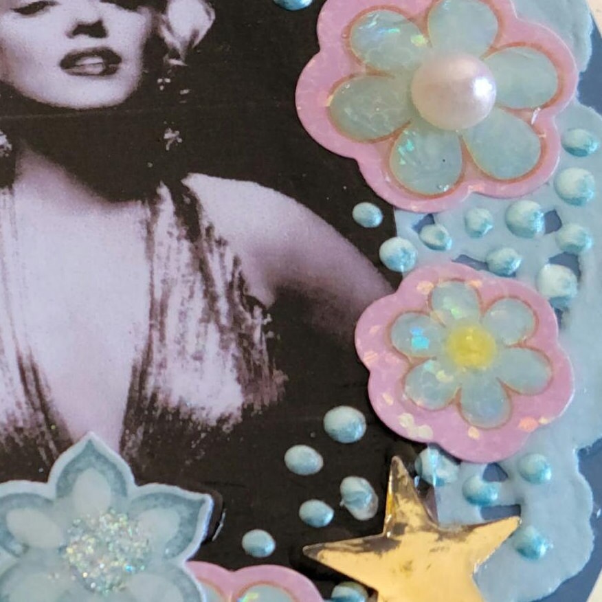 Wonderful Marilyn Monroe Quote Ornament, Upcycled CD Gift Tag, Marilyn ...