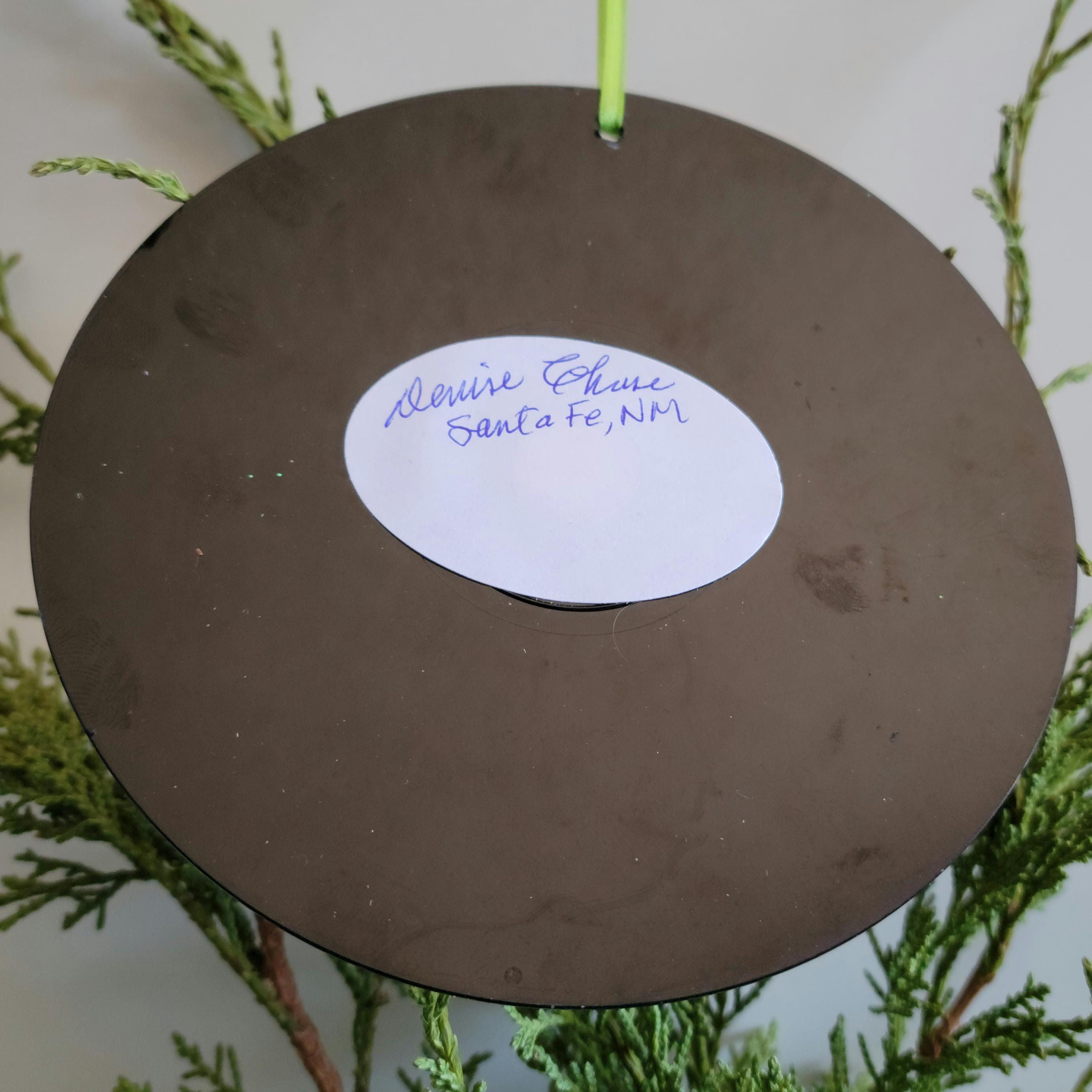 Bob Marley One Love Guitar Ornament, Upcycled CD Gift Tag, Bob Maley ...