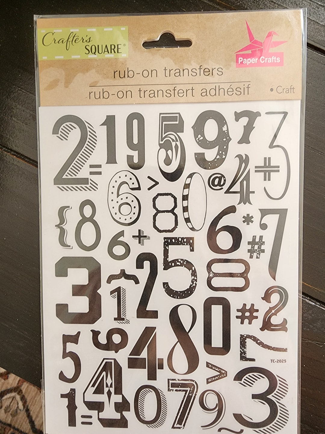 Rub on Transfers, Numbers and Symbols - Etsy