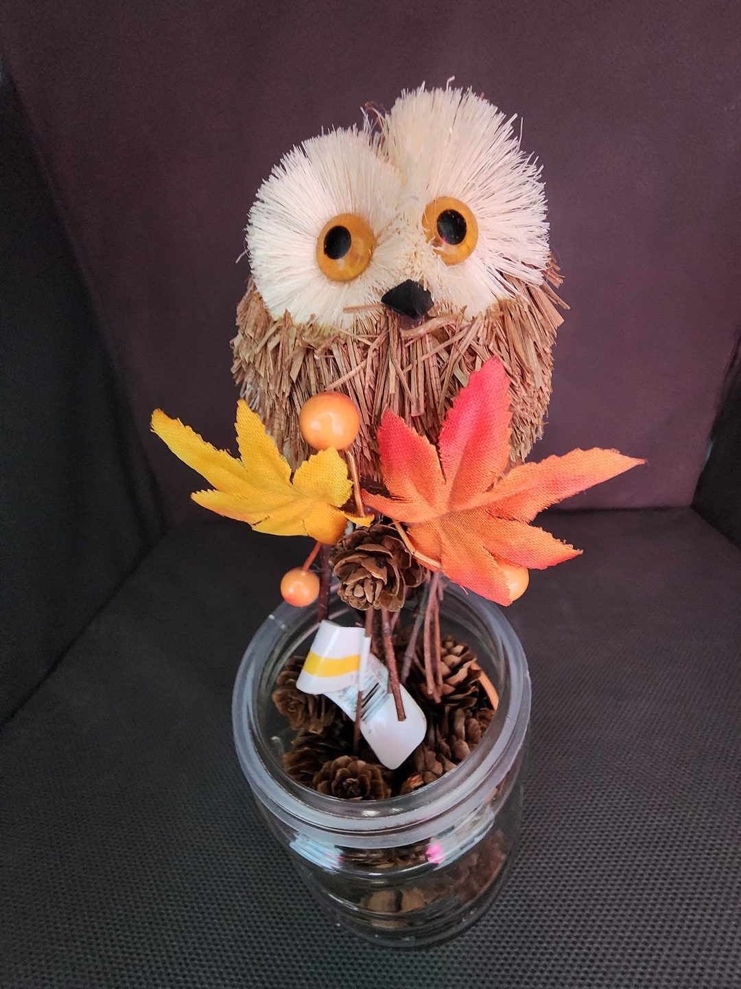Woodland Owl Fall Pick - Etsy