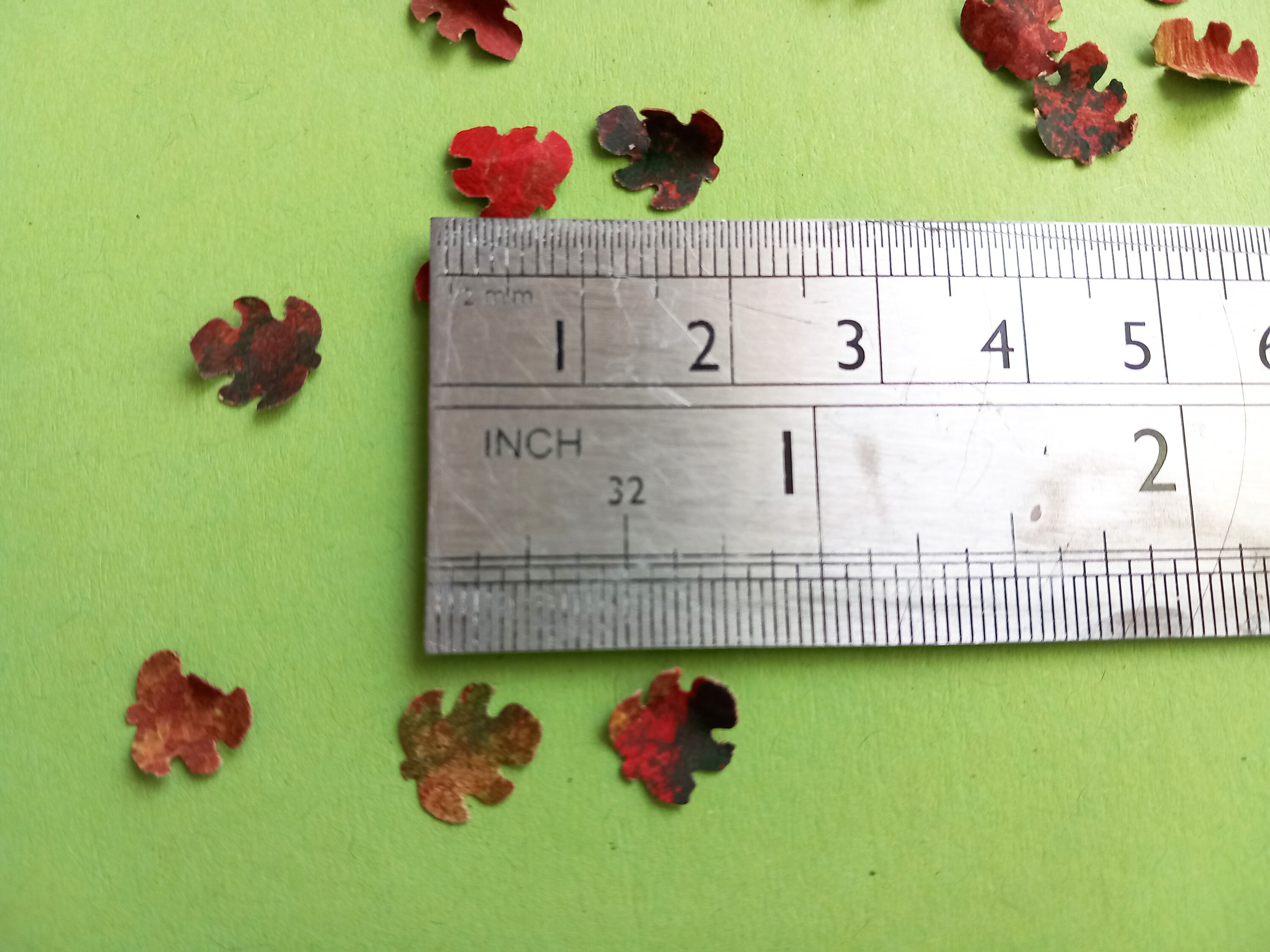 12th-scale Hand-made Loose Autumn Leaves for Miniature Gardens ...