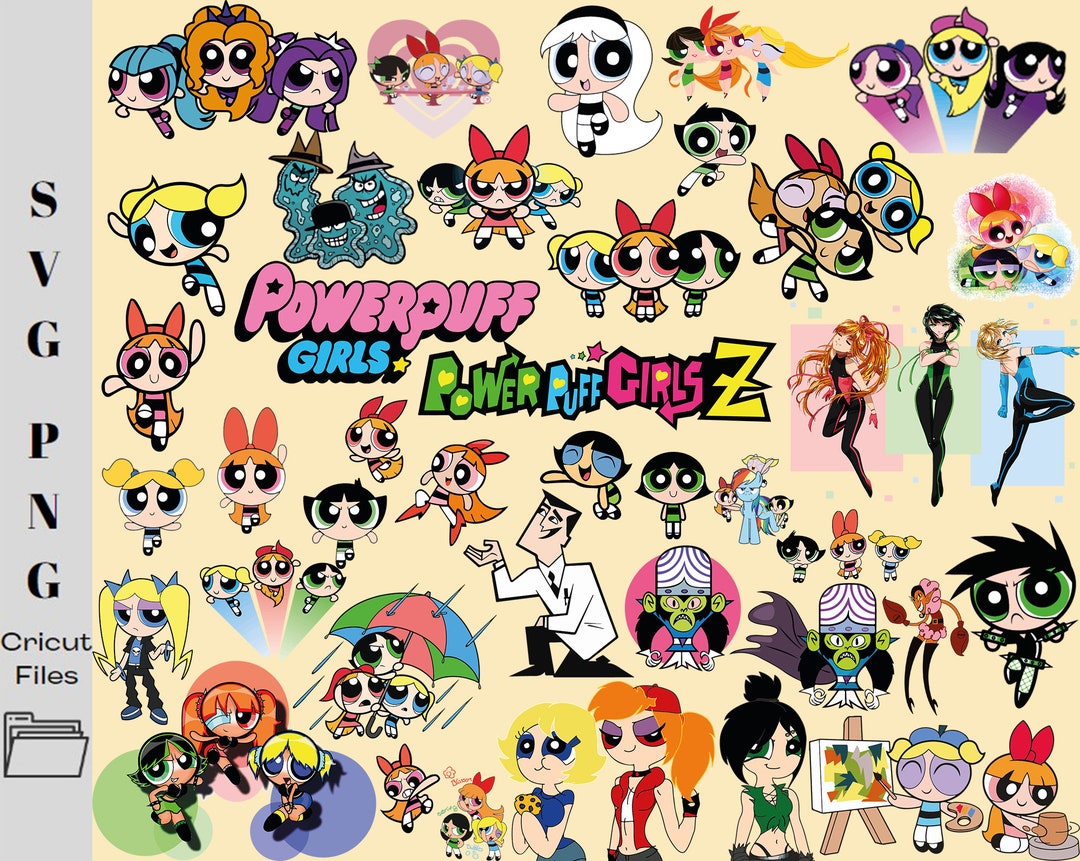 Powerpuff Girls Svg Powerpuff Svg Bundle Powerpuff Girls - Etsy Sweden