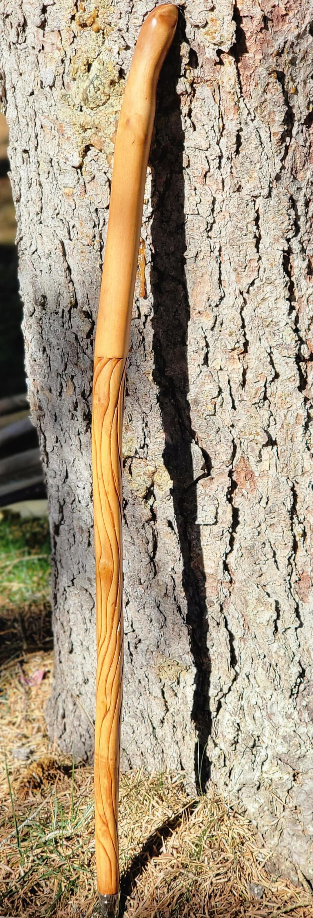 Maple Walking Stick With Tip - Etsy