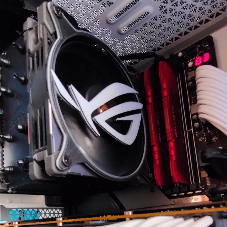 Asus ROG Strix Logo 120mm 140mm Fan Shroud / Cover Custom - Etsy