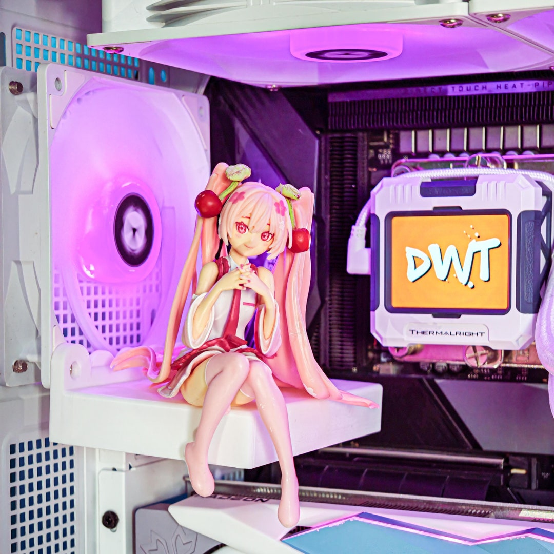 PC Figure Platform 120mm, 140mm PC Fan Cover 3D Printed Gaming Computer ...