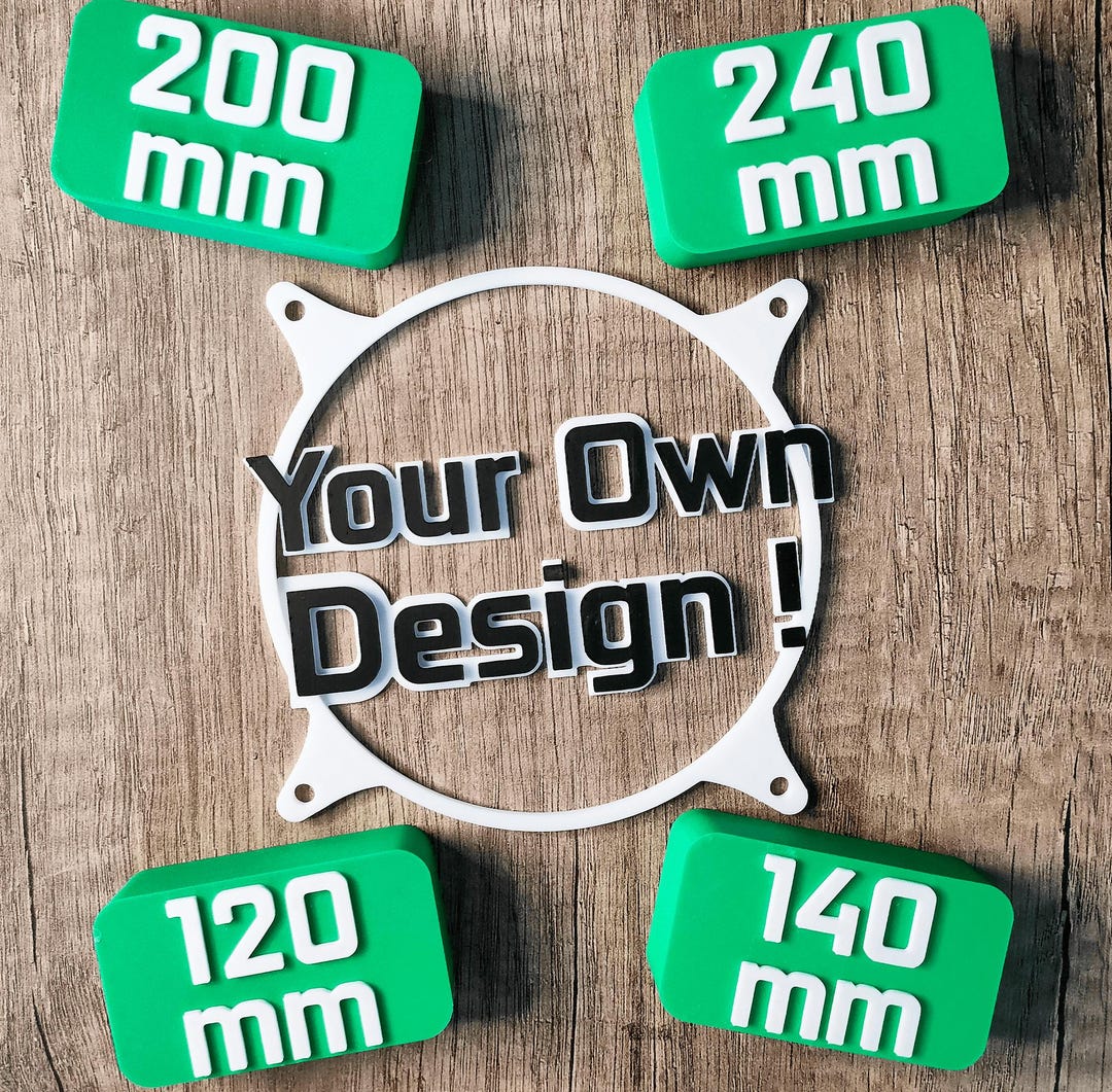 Custom Gaming Computer Fan Cover / Shroud / Grill - 120mm, 140mm - 3D ...