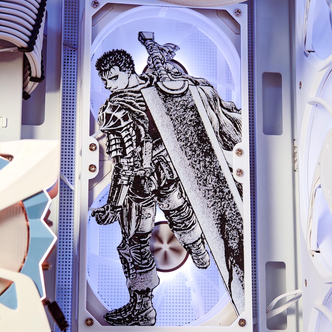 Guts - Berserk - 240mm - Fan Shroud / Cover / Grill - Custom 3D Printed ...