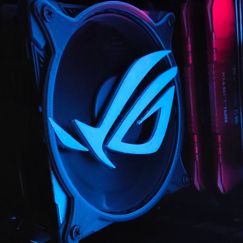 Asus ROG Strix Logo 120mm 140mm Fan Shroud / Cover Custom - Etsy