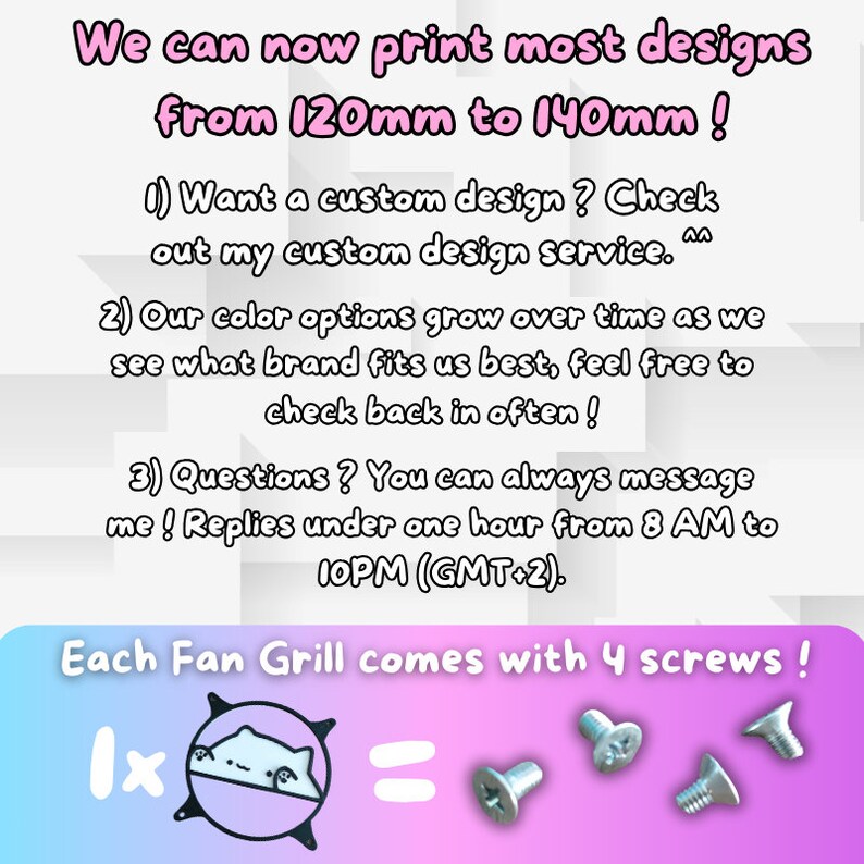 Anemo Genshin Impact Gaming Computer Fan Shroud / Grill / Cover - 120mm ...