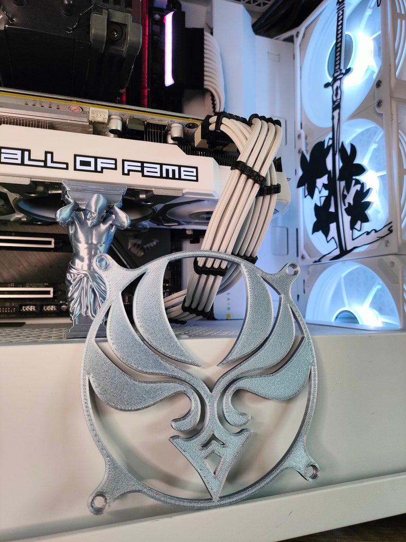 Anemo Genshin Impact Gaming Computer Fan Shroud / Grill / Cover - 120mm ...