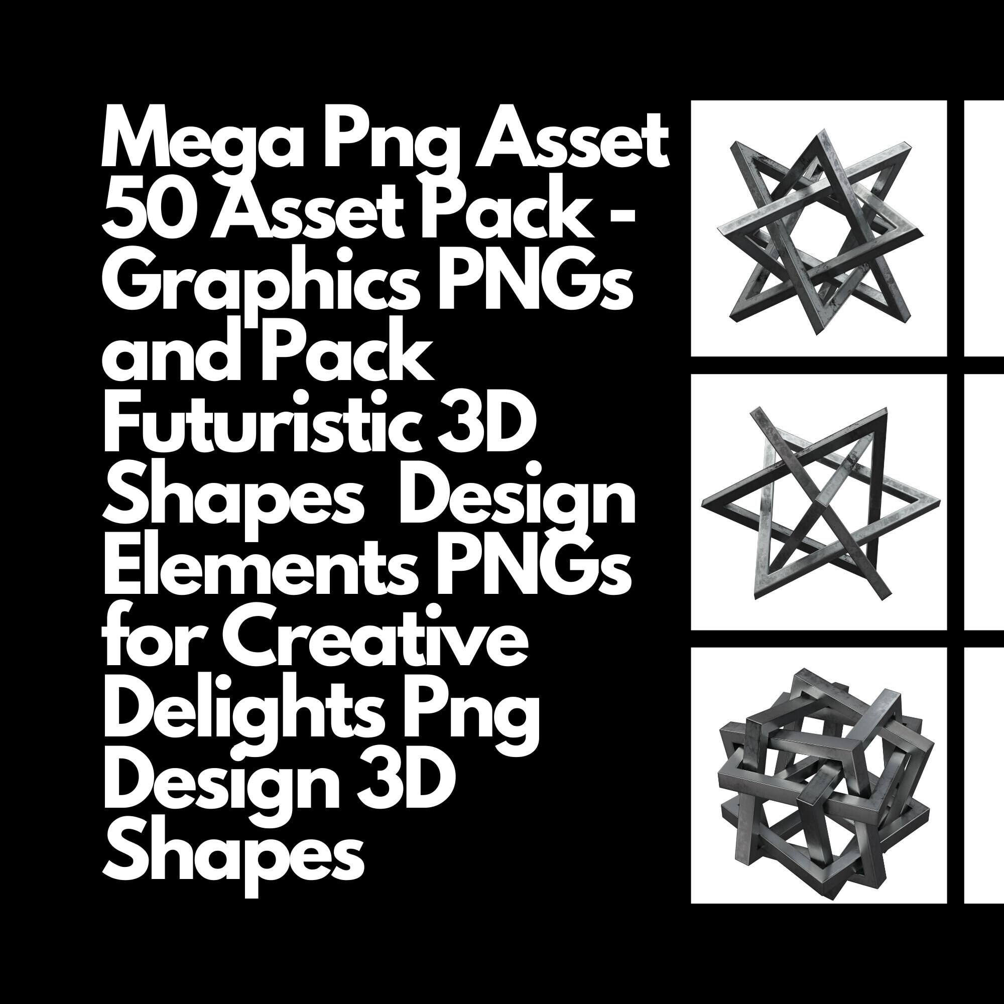 Mega Png Asset 50 Asset Pack Graphics Pngs and Pack Futuristic 3D ...