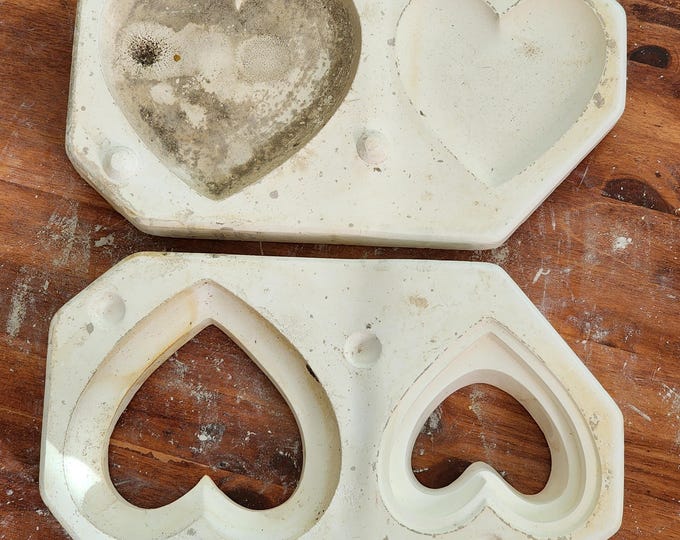 Vintage Slip Cast Mold- Ceramic- Heart Box- Scioto - Etsy