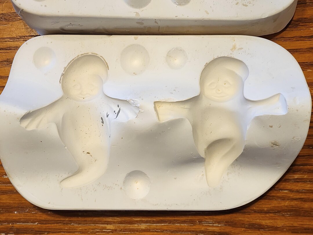 Vintage Slip Cast Mold- Ceramic- Ghosts- Castle Molds - Etsy