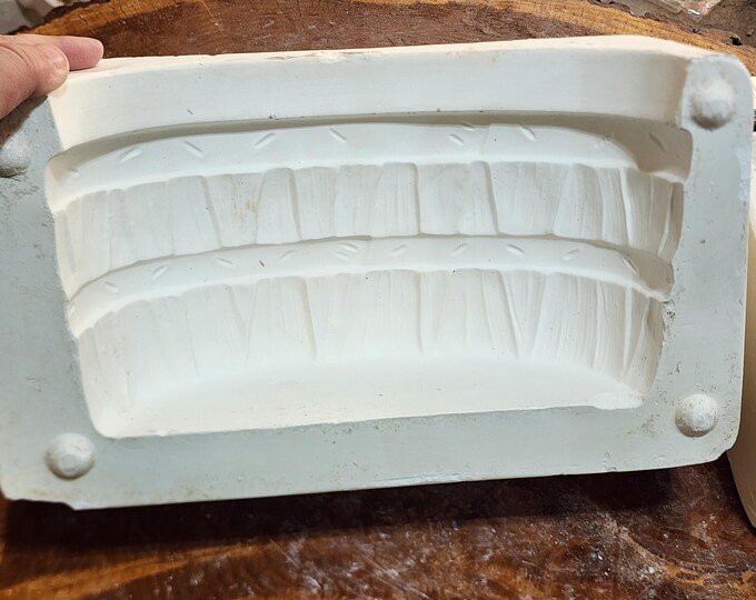 Vintage Slip Cast Mold- Ceramic- Oval Basket Planter- Macky - Etsy