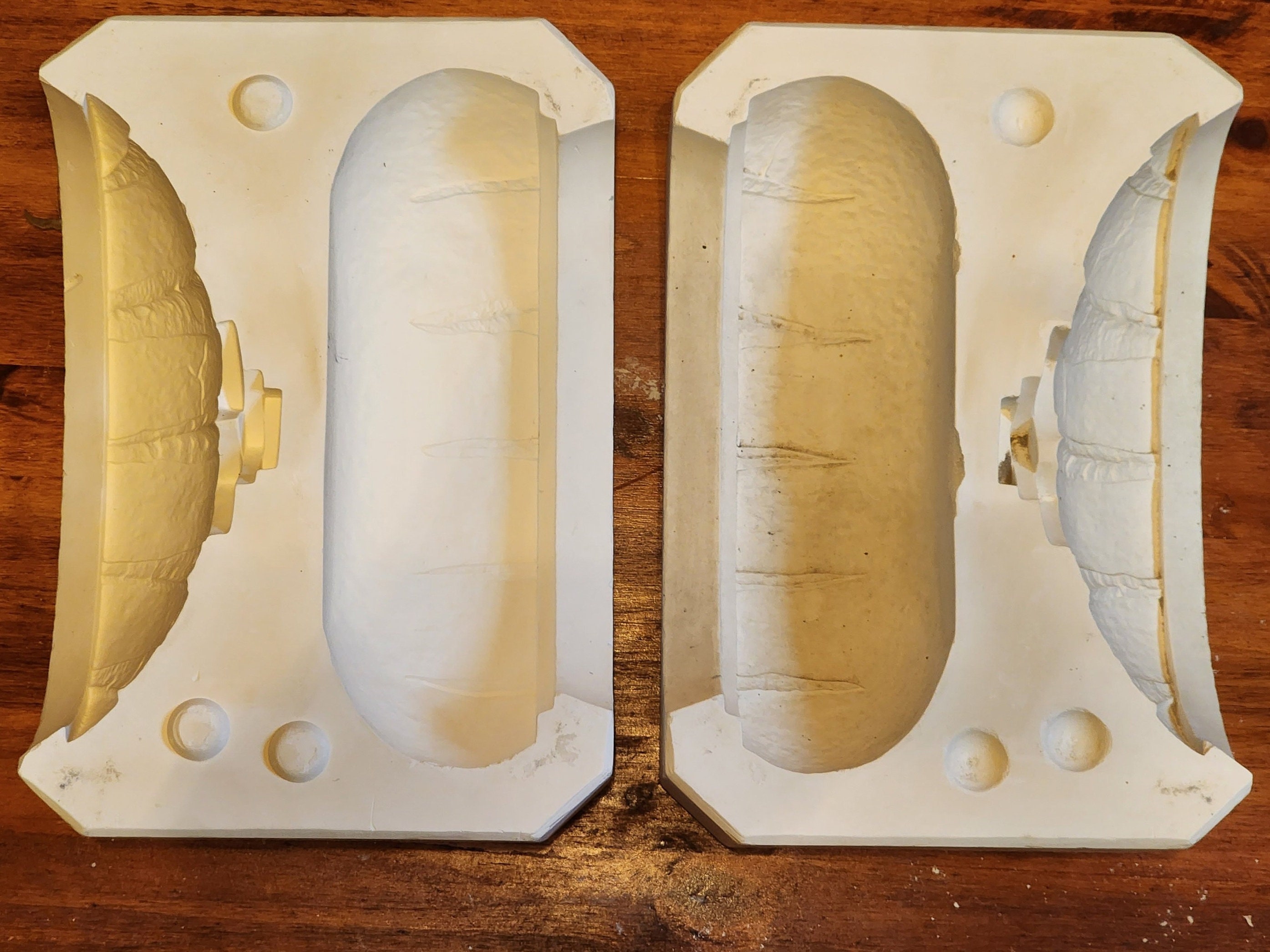 Vintage Slip Cast Mold Ceramic Large Bread Loaf Jar - Etsy