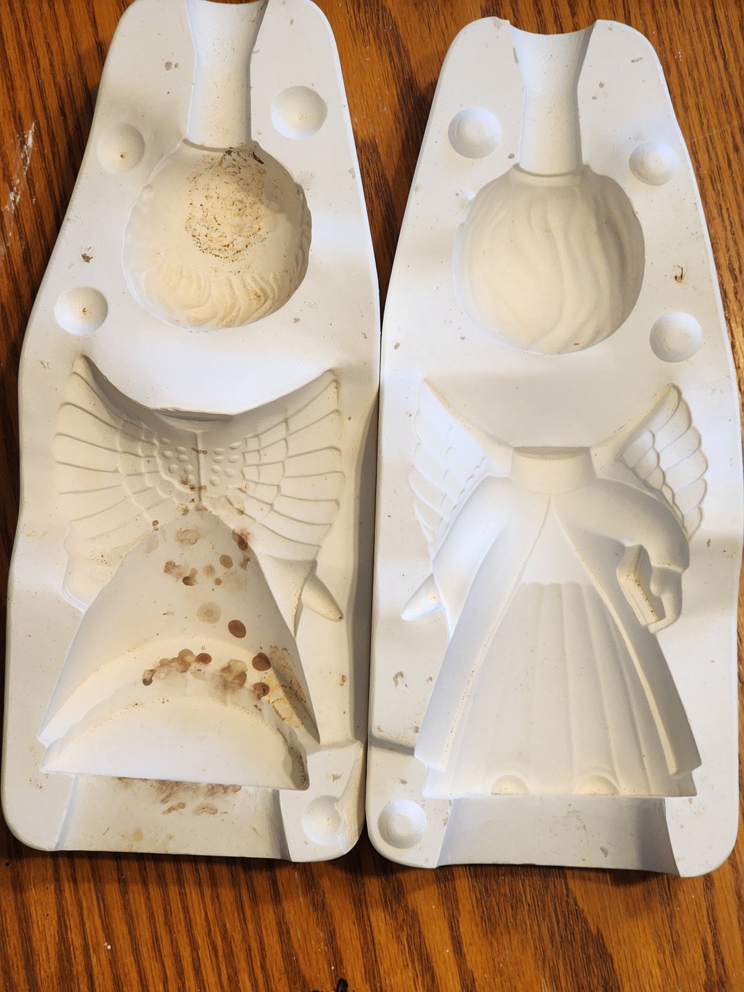 Vintage Slip Cast Mold- Ceramic- Boy Kissing Angel- Duncan Molds - Etsy