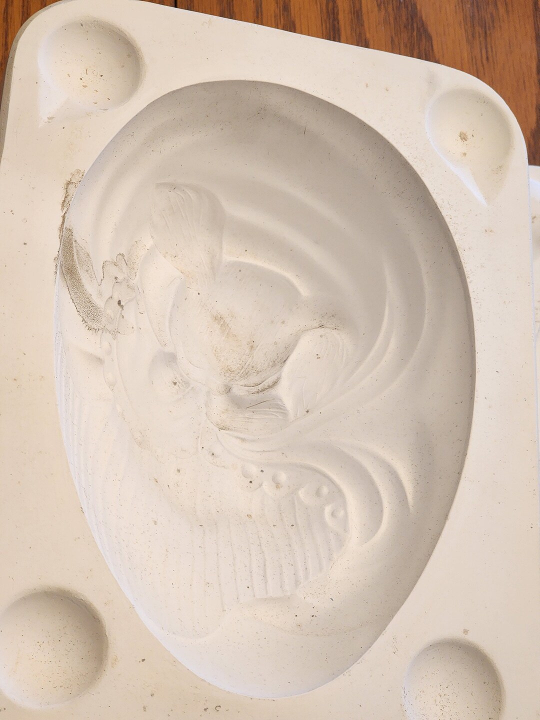 Vintage Slip Cast Mold- Ceramic- Mouse Sleeping Egg Dish Lid- Holland ...