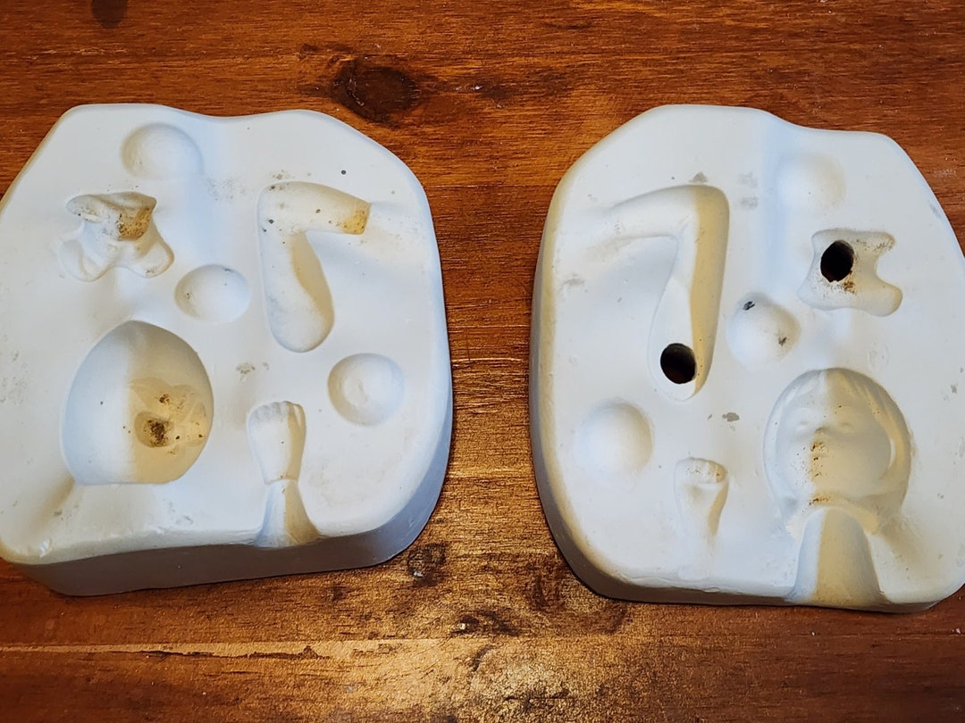 Vintage Slip Cast Mold- Ceramic- Doll Head 2- Bell Molds - Etsy