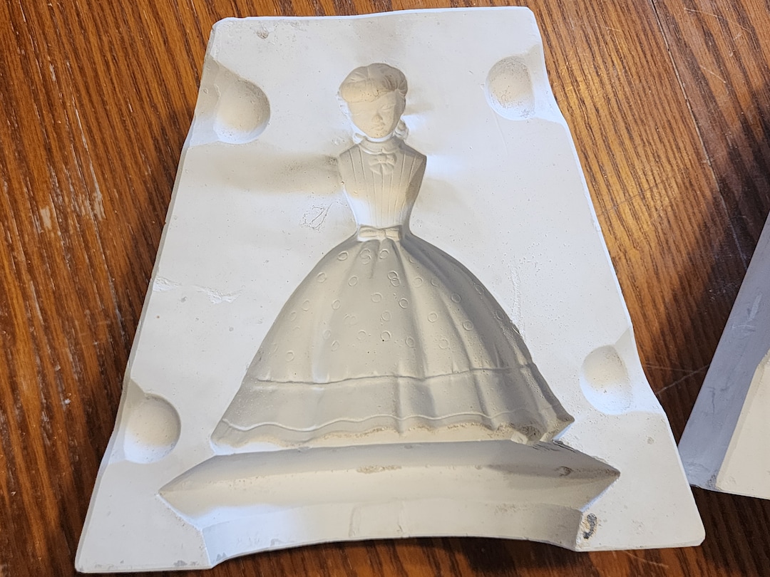 Vintage Slip Cast Mold- Ceramic- Girl Ornament/ Bell- Albertas - Etsy