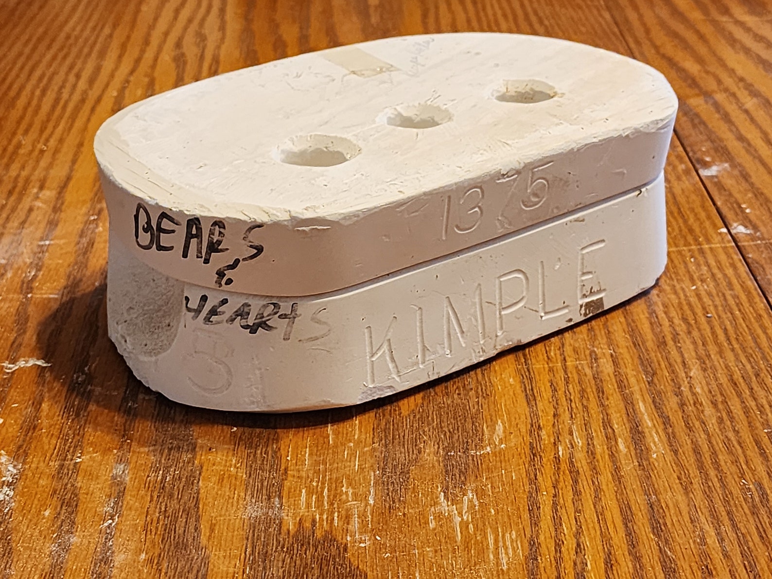 Vintage Slip Cast Mold Ceramic Bears & Heart - Etsy