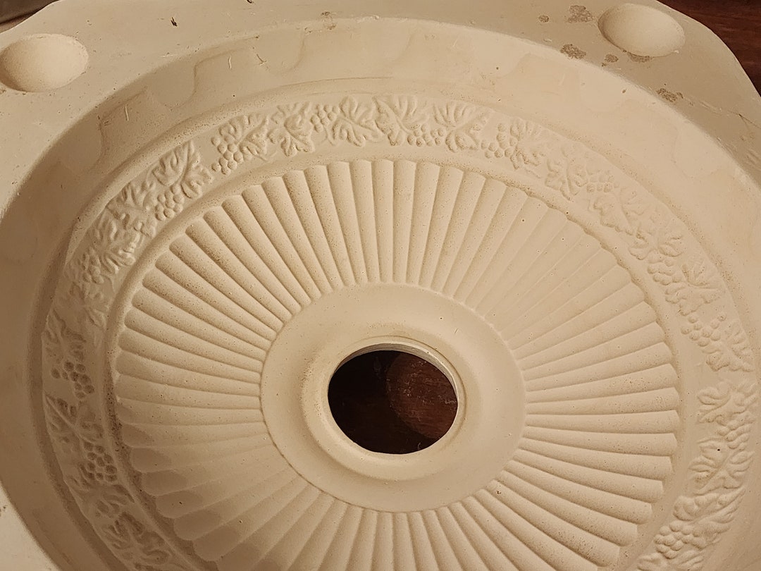 Vintage Slip Cast Mold Ceramic XL Decorative Bowl / Platter Holland ...