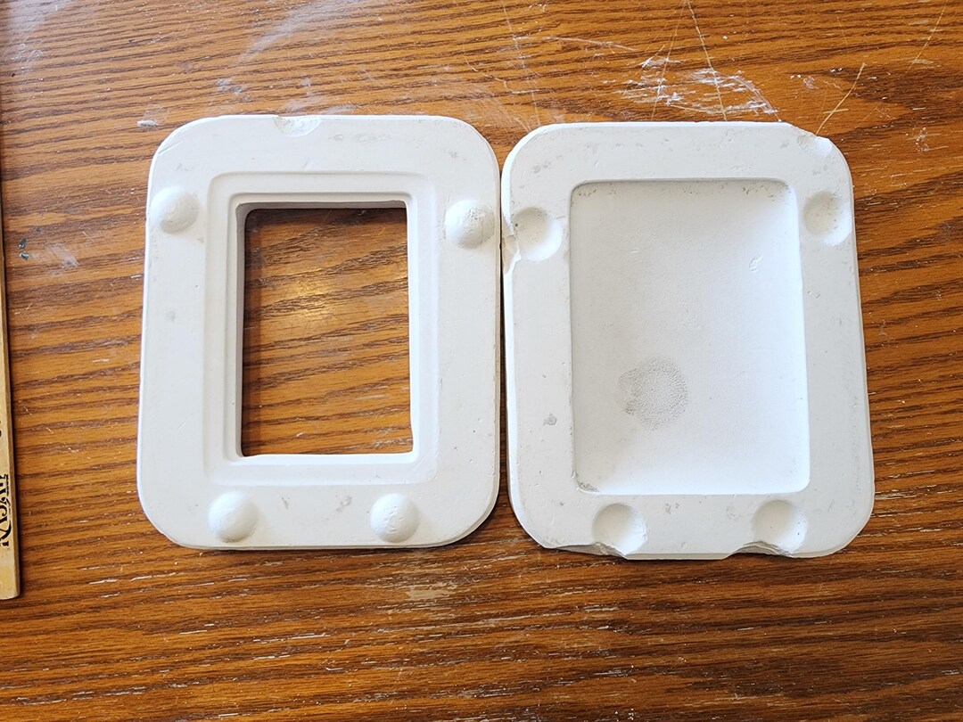 Vintage Slip Cast Mold- Ceramic- Rectangle Box Lid - Etsy