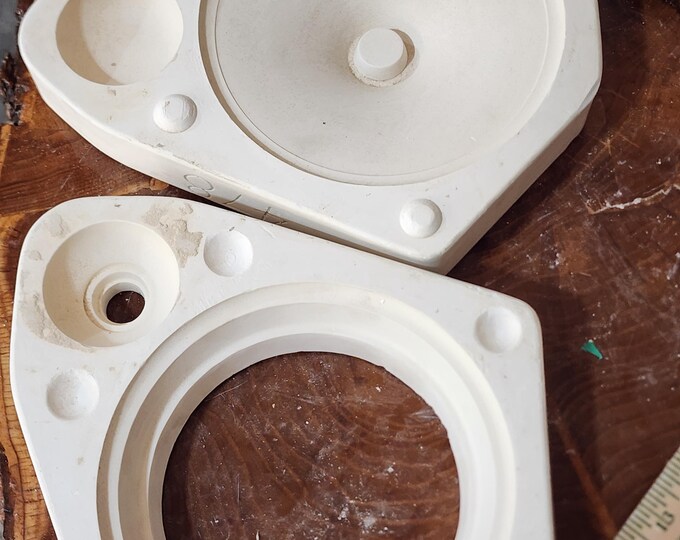 Vintage Slip Cast Mold- Ceramic- Lid for Santa Cookie Jar- Duncan - Etsy