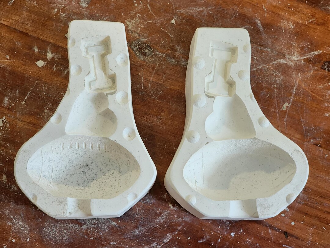 Vintage Slip Cast Mold- Ceramic- I Love Football- Nowells - Etsy