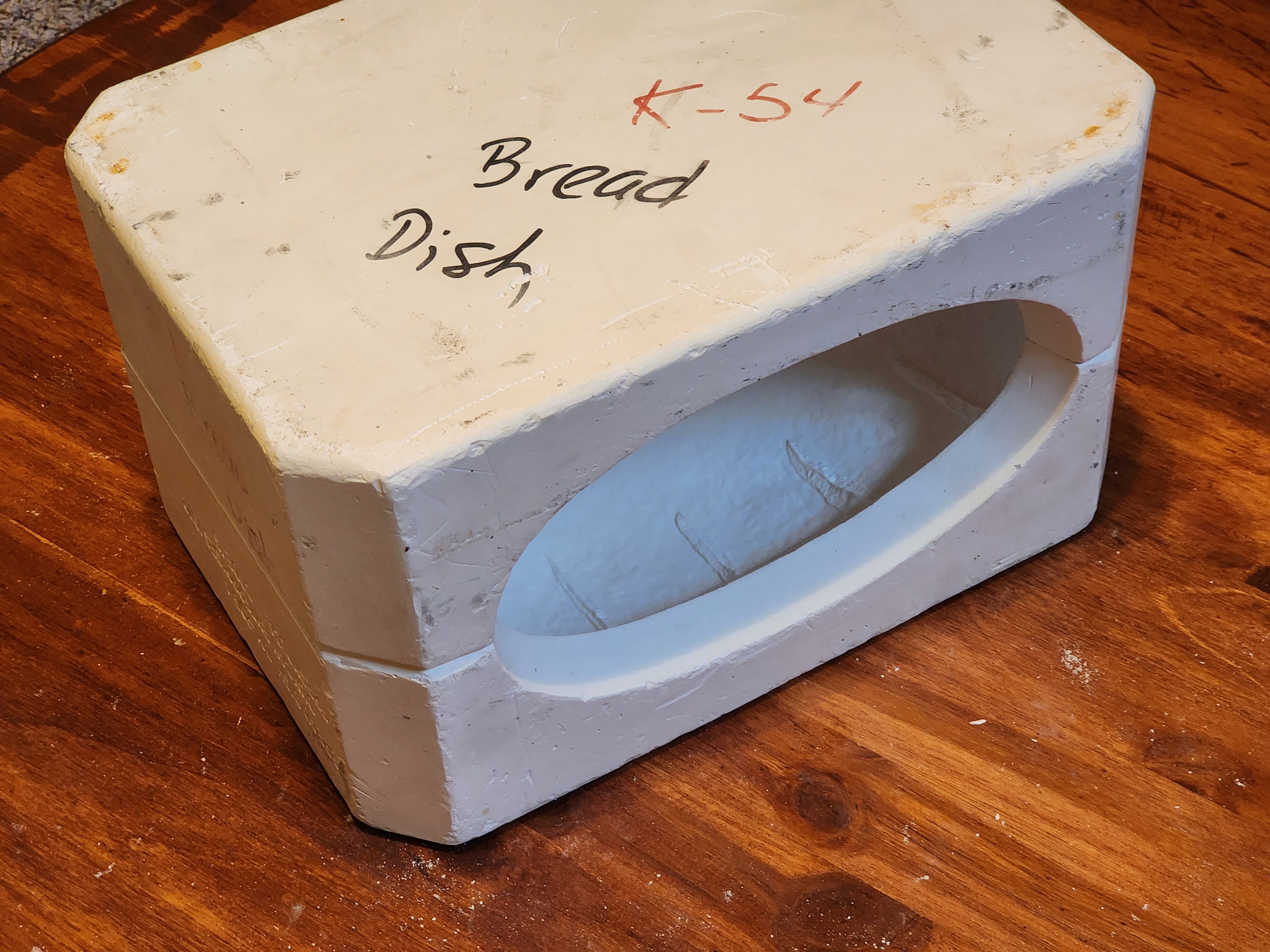 Vintage Slip Cast Mold Ceramic Large Bread Loaf Jar - Etsy