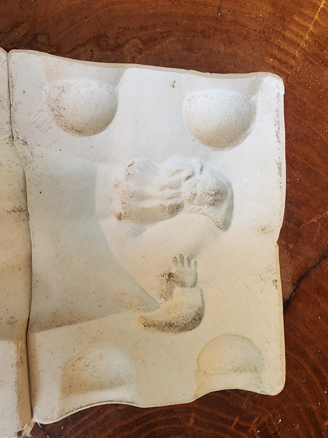 Vintage Slip Cast Mold- Ceramic- Doll Arm Holding Baby Doll- Albertas ...