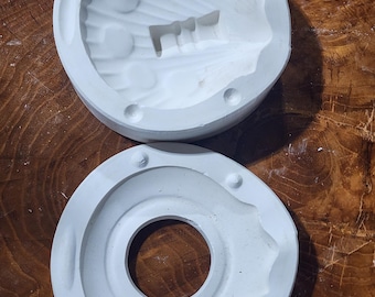 Vintage Slip Cast Mold- Ceramic- Iris Tile Plaque - Etsy