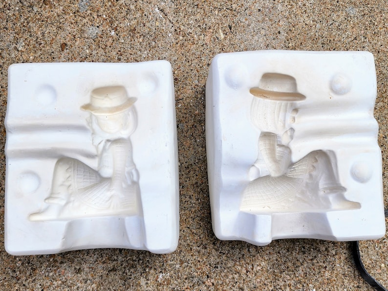 Vintage Slip Cast Mold Ceramic Girl - Etsy