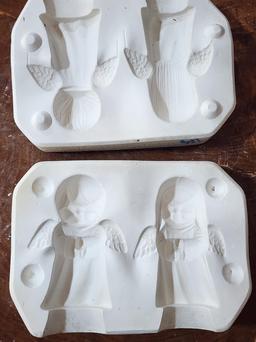 Vintage Slip Cast Mold- Ceramic- Angels- Moss Landing Molds - Etsy