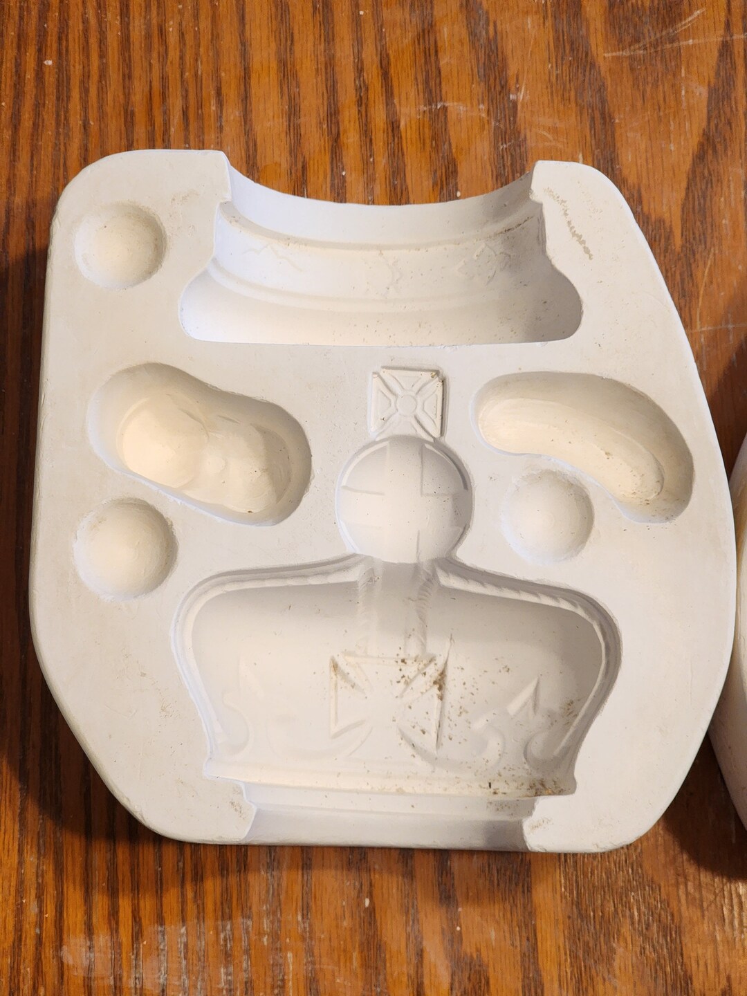 Vintage Slip Cast Mold- Ceramic- Crown Trinket Box- Duncan Mold - Etsy