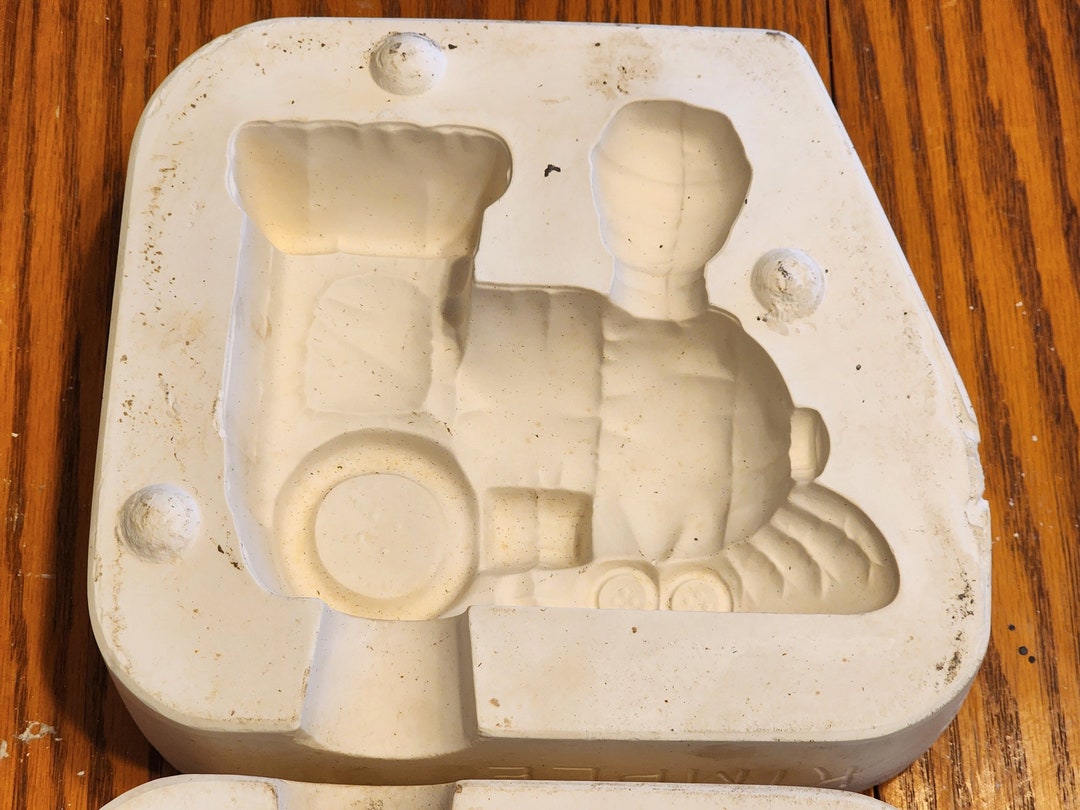 Vintage Slip Cast Mold- Ceramic- Train- Kimple Mold - Etsy