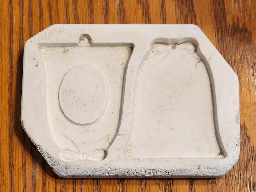 Vintage Slip Cast Mold- Ceramic- Bell Ornament- Riverview Molds - Etsy