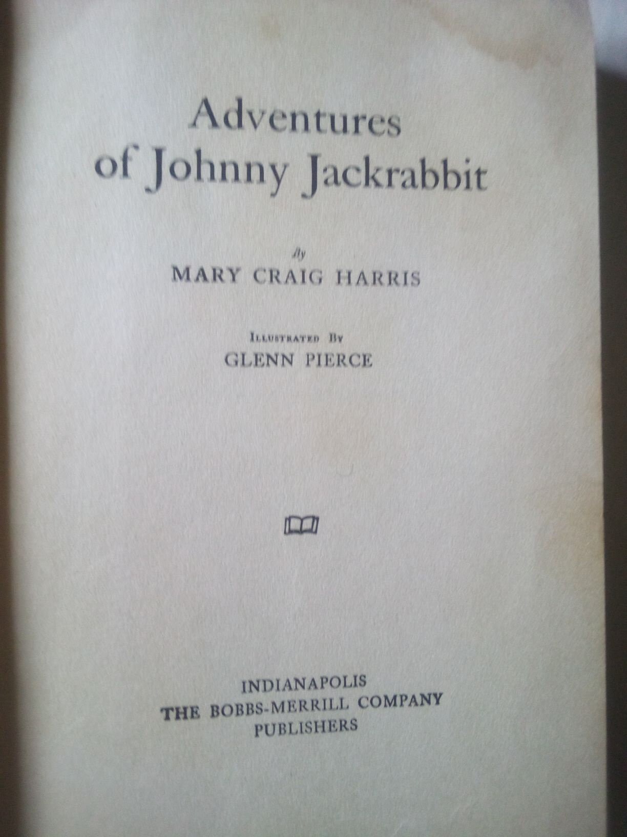 Rare 1920 Edition of Adventures of Johnny Jackrabbit by Mary Craig ...