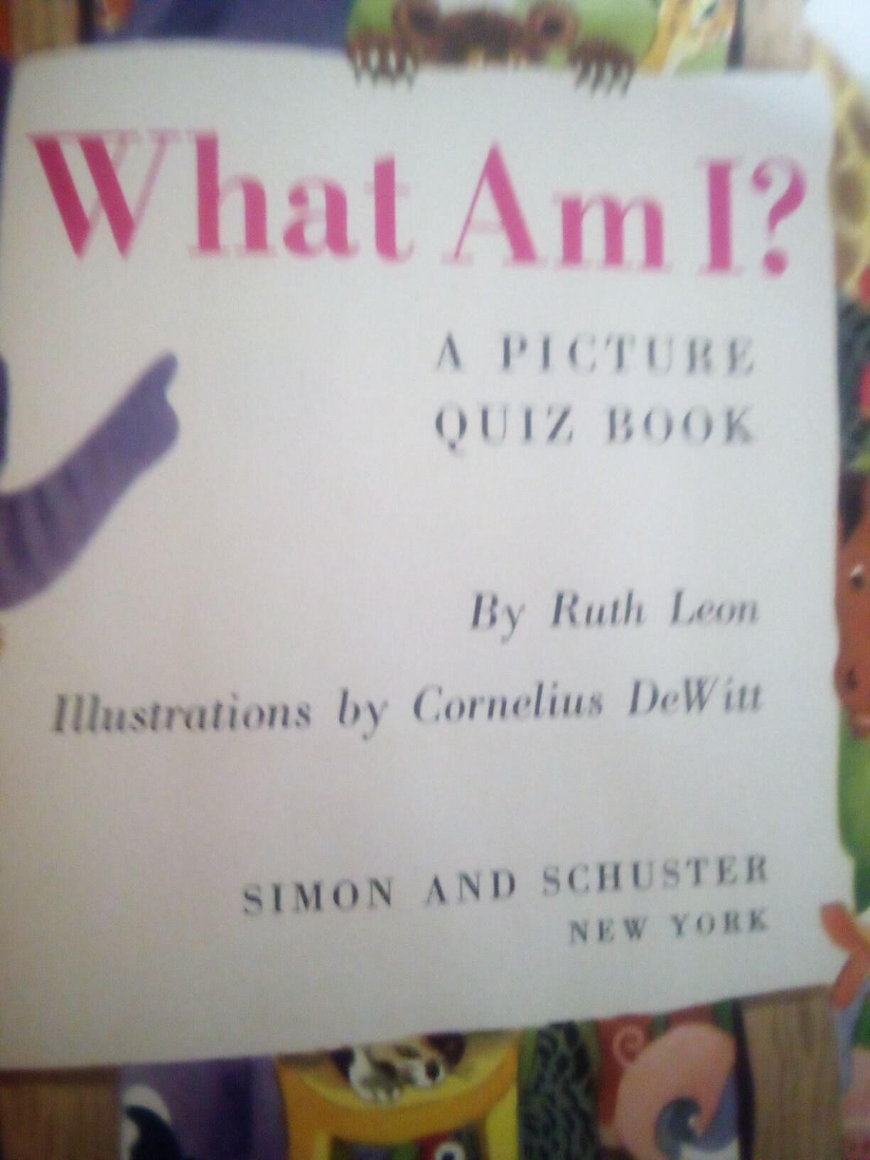 1949 A Little Golden Book, What Am I A Picture Book Quiz, Vintage 1949 ...
