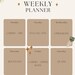 2023 Floral Digital Planner Set 4 Things Included, Weekly Planner ...